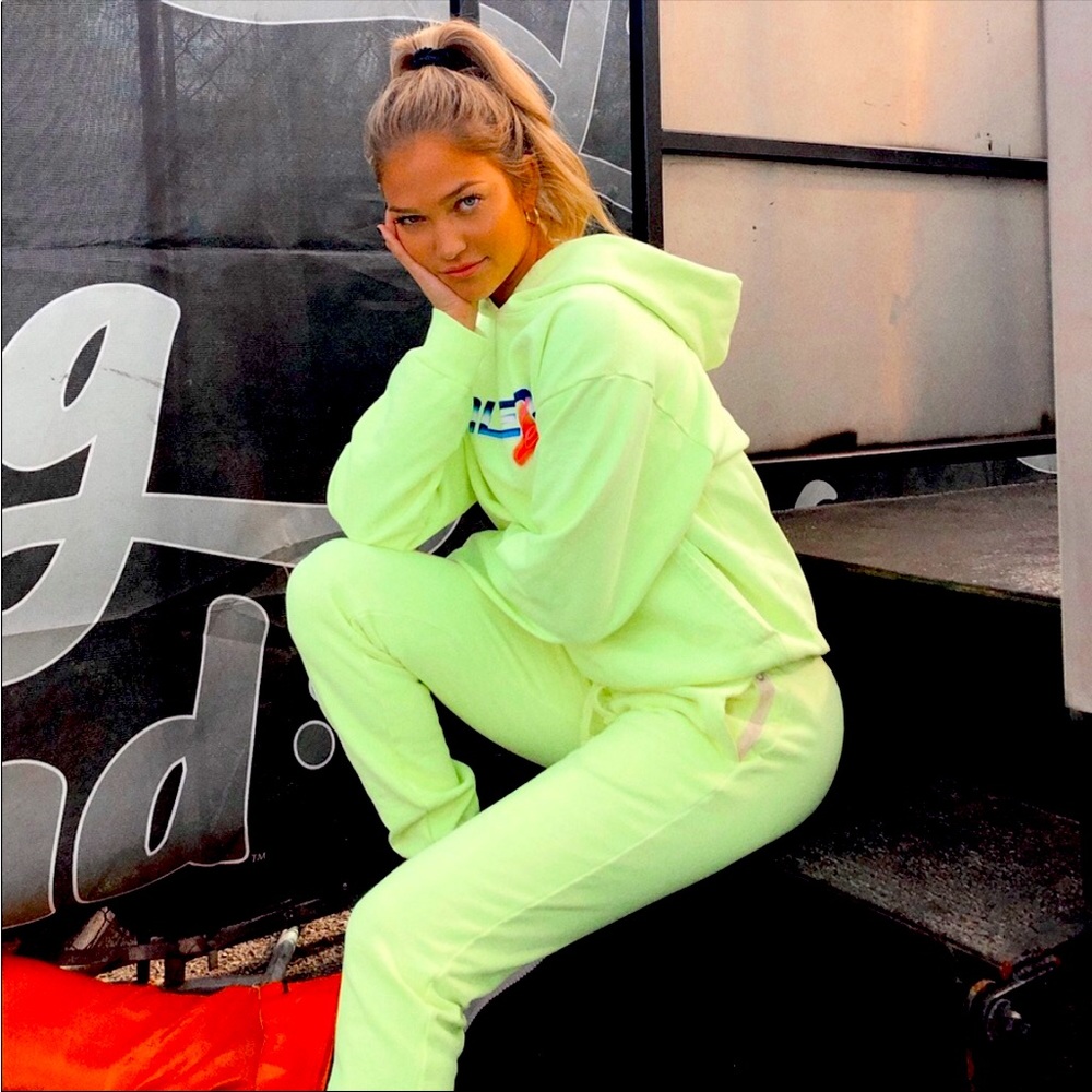 Talentless Miami Vice Yellow Neon Sweatpants - Gem